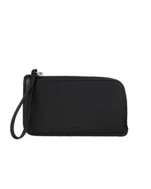 The Row Zipped Wallet - Black Ans | Editorialist
